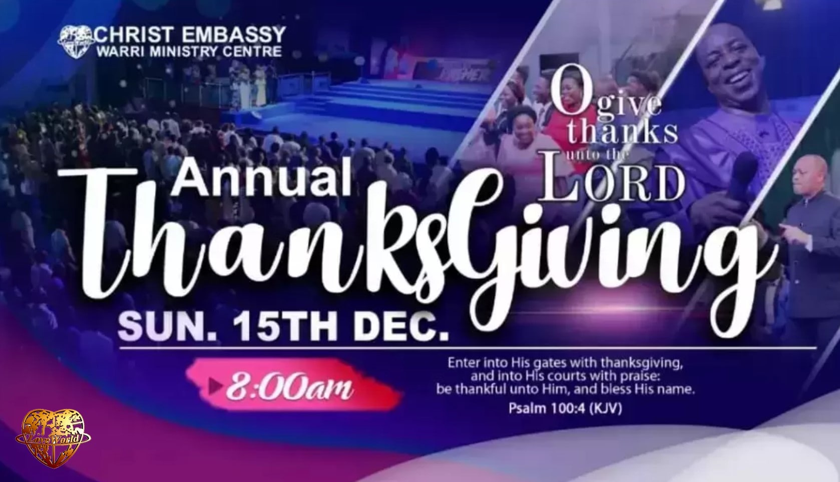 Pastors Chris's Sermons of Thanksgiving - Pastor Chris Live USA