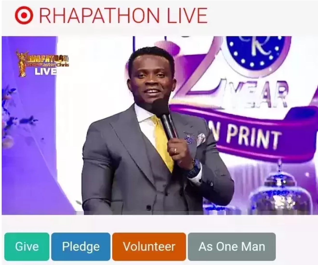 Celebrating the Rhapsody of Realities - Pastor Chris Live USA